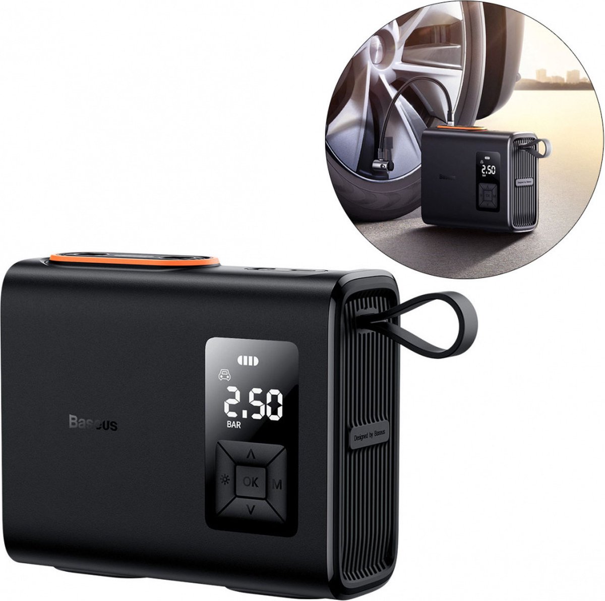 Baseus Car Tool Mega EnergyPump-serie draadloze lucht pomp met dubbele ...
