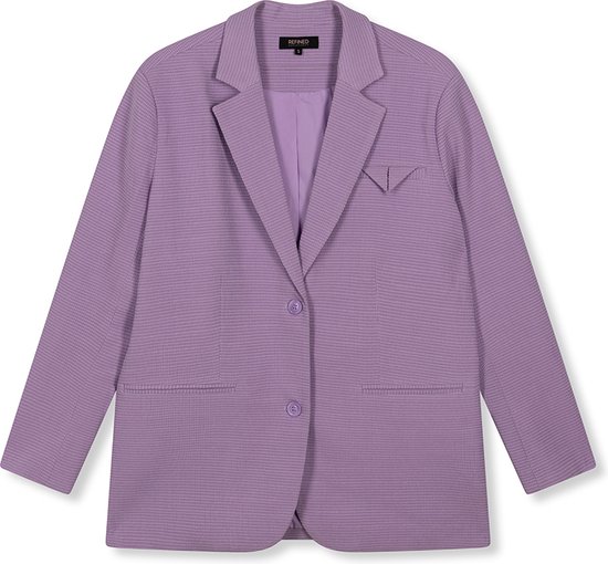 Refined Department - Oversized blazer BODI - Lila - maat XS | bol