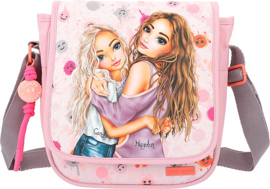 Depesche TOPModel schoudertas - HAPPY TOGETHER - Lichtroze - 100% PES | bol