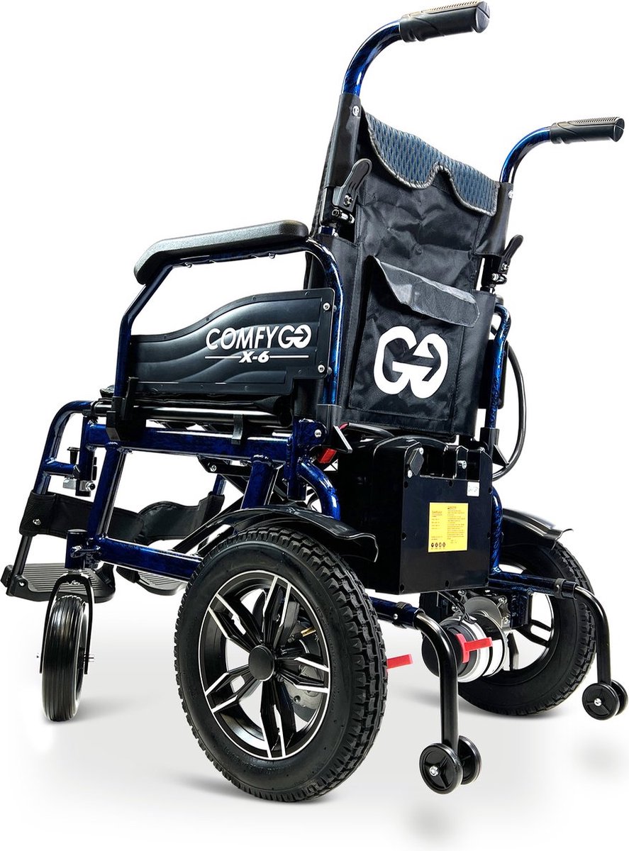 COMFYGO X-6 Elektrische Lichtgewicht Opvouwbare Rolstoel, Elektrische ...