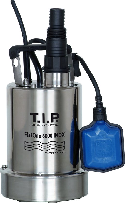T.I.P. FLATONE 6000 INOX Dompelpomp - Vlakzuigpomp - Dweilpomp ...