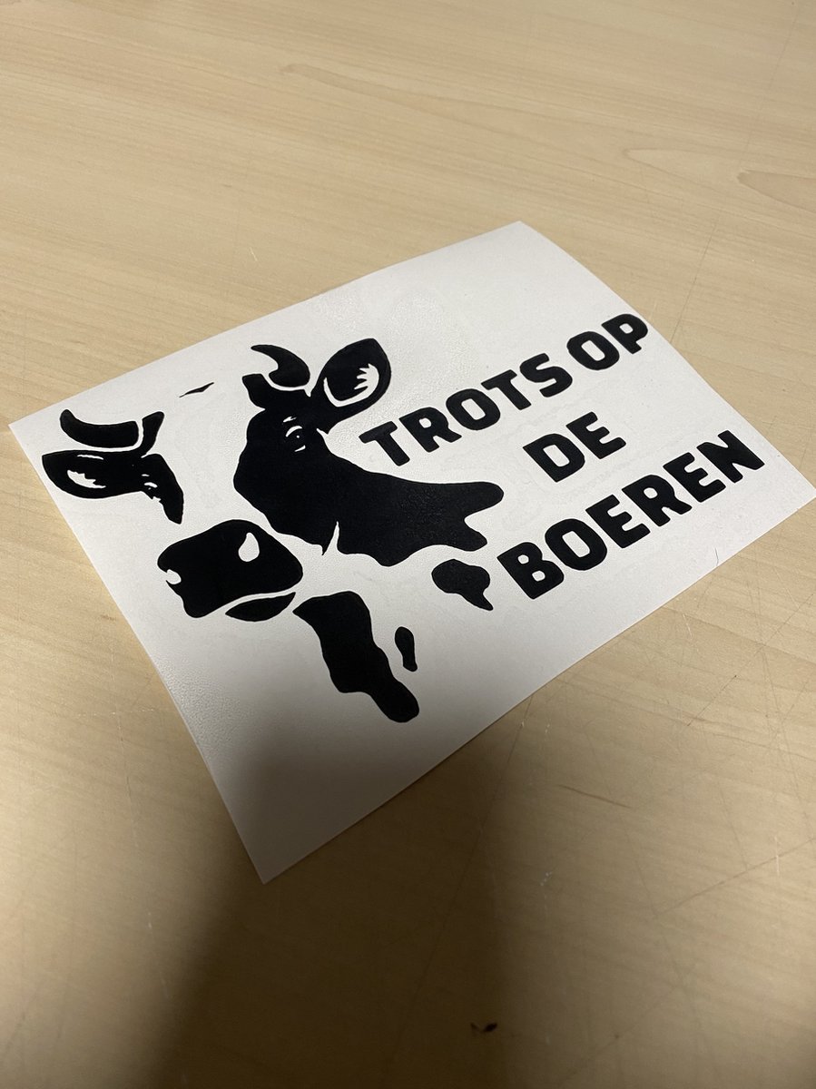 autosticker trots op de boeren muursticker raam sticker steun sticker ...