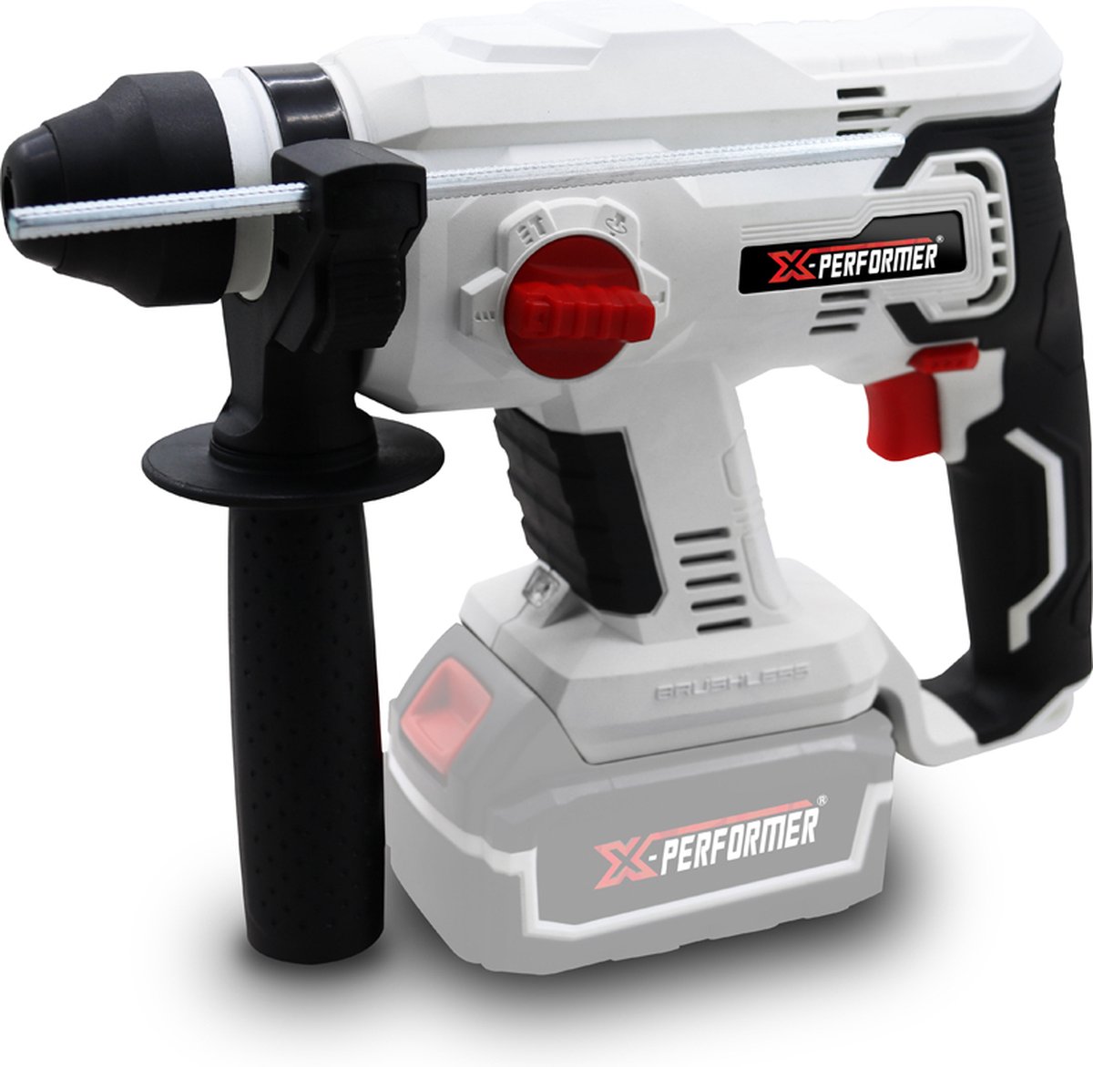 X PERFORMER - BOORHAMER - ACCU - 20V- KRACHTIGE SLAGFUNCTIE 0/4500 ...