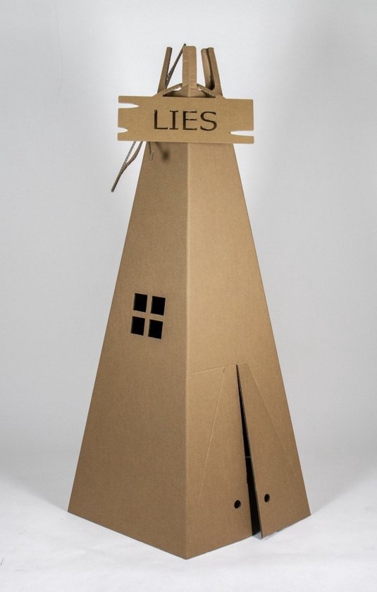 Kartonnen Kinder Tipi - Speelhuisje - Cadeau van Duurzaam Karton ...