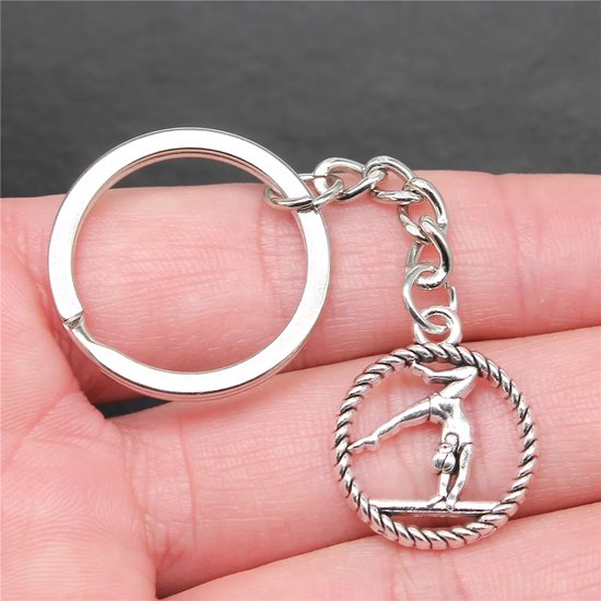 Set van 5 Sleutelhangers - Sleutelhanger Turnster - Turnen - Gymnastiek ...