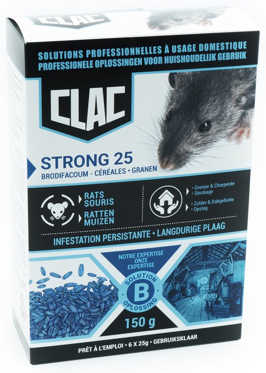 Rodi Clac Granen Strong / Forte 150gram - Rattengif - Muizengif ...