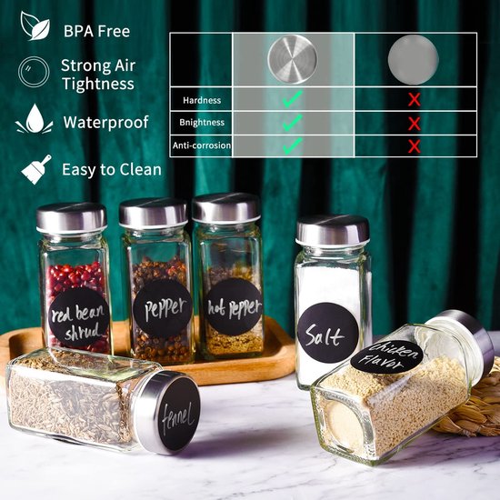 Voorraaddozen set – keuken voorraadbus - Voorraadpotten - Bewaarpotten ...