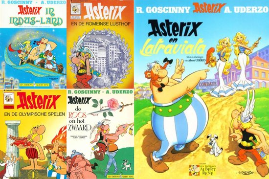 Asterix Strippakket (5 strips) [stripboek, stripboeken nederlands ...