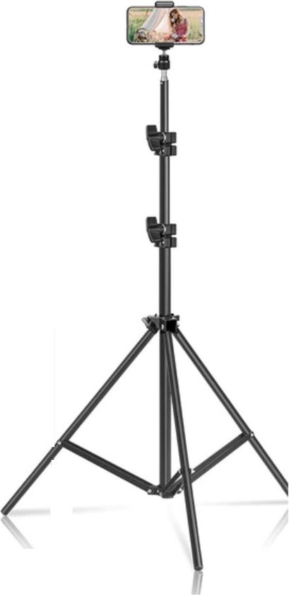 Tripod Smartphone - Standaard - Statief Voor Telefoon - Bluetooth ...