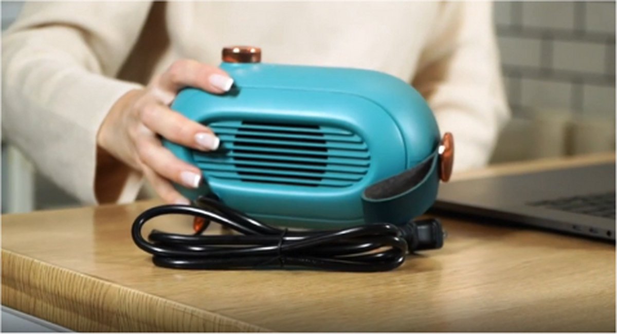 Draagbare-mini-verwarming/ventilator-wit | bol.com
