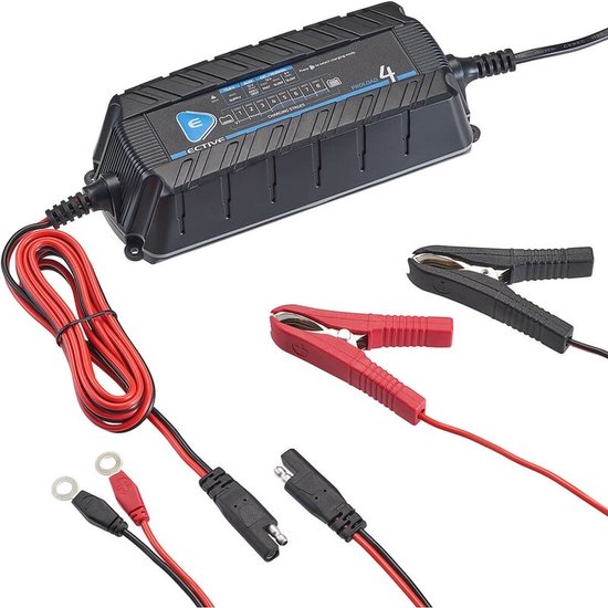 Ective batterijlader Proload 4A - 6V en 12V druppellader | bol.com