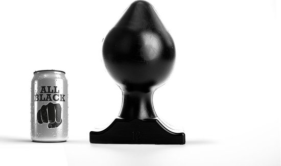 All Black Butt Plug 22,5 x 12cm | bol
