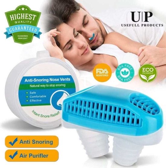 UsefullProducts Anti Snurk Pro ™ - Neusspreider - Luchtreiniger ...