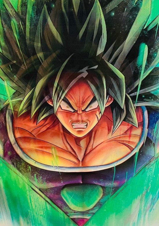 Dragon Ball Super | 3D Poster | Broly | Anime | Poster | bol.com