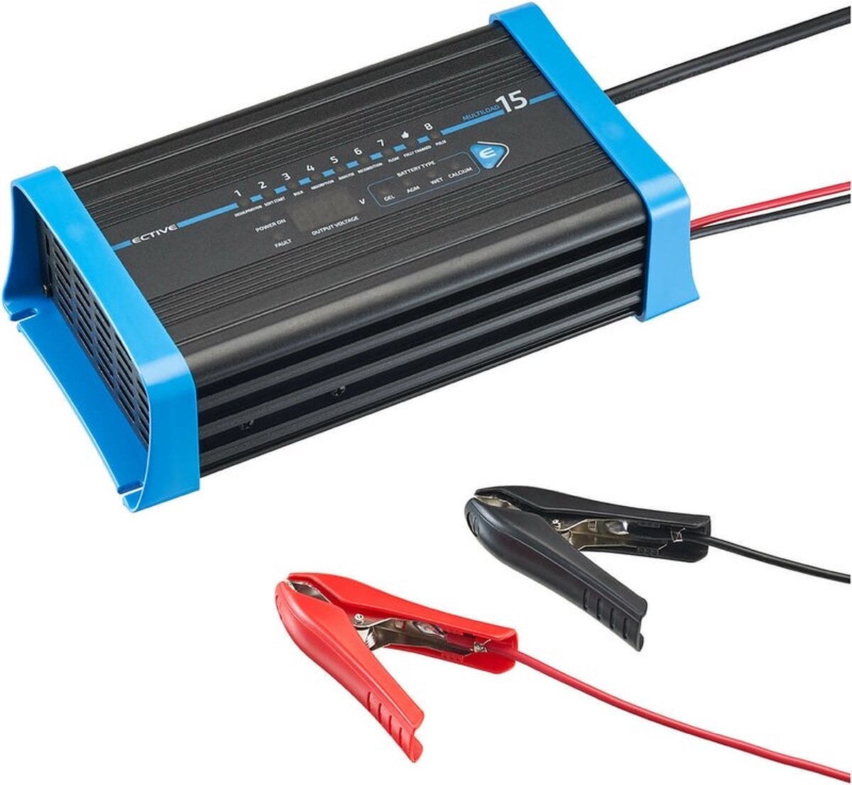 Ective batterijlader Multiload 15A 12V voor AGM/GEL/loodzuurbatterijen ...