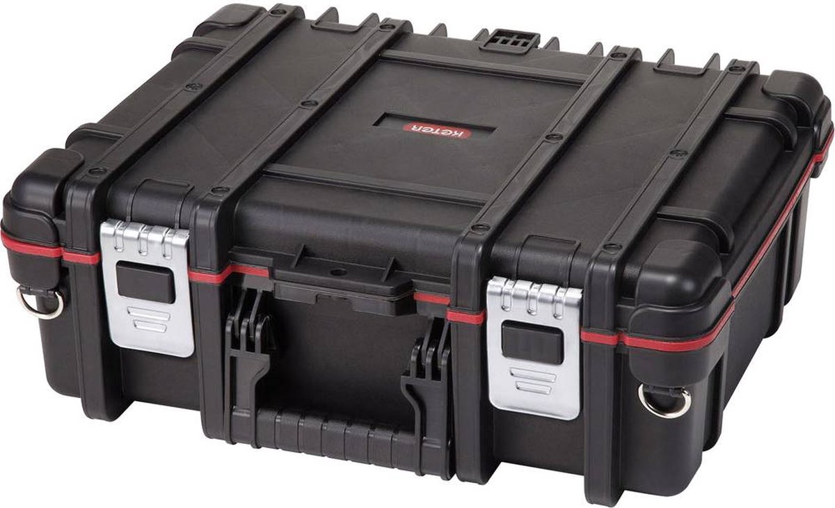 Keter Technician Case Gereedschapskoffer – 48x38x17,5cm - Zwart/Rood ...