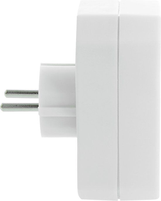 Scanpart stopcontact splitter - Horizontaal - Verloopstekker - 3 voudig ...