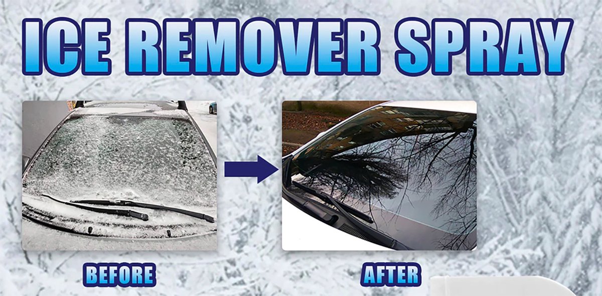 Antivries Spray Auto - Ruitontdooier Ramen Auto Accessories - 2 Stuks ...