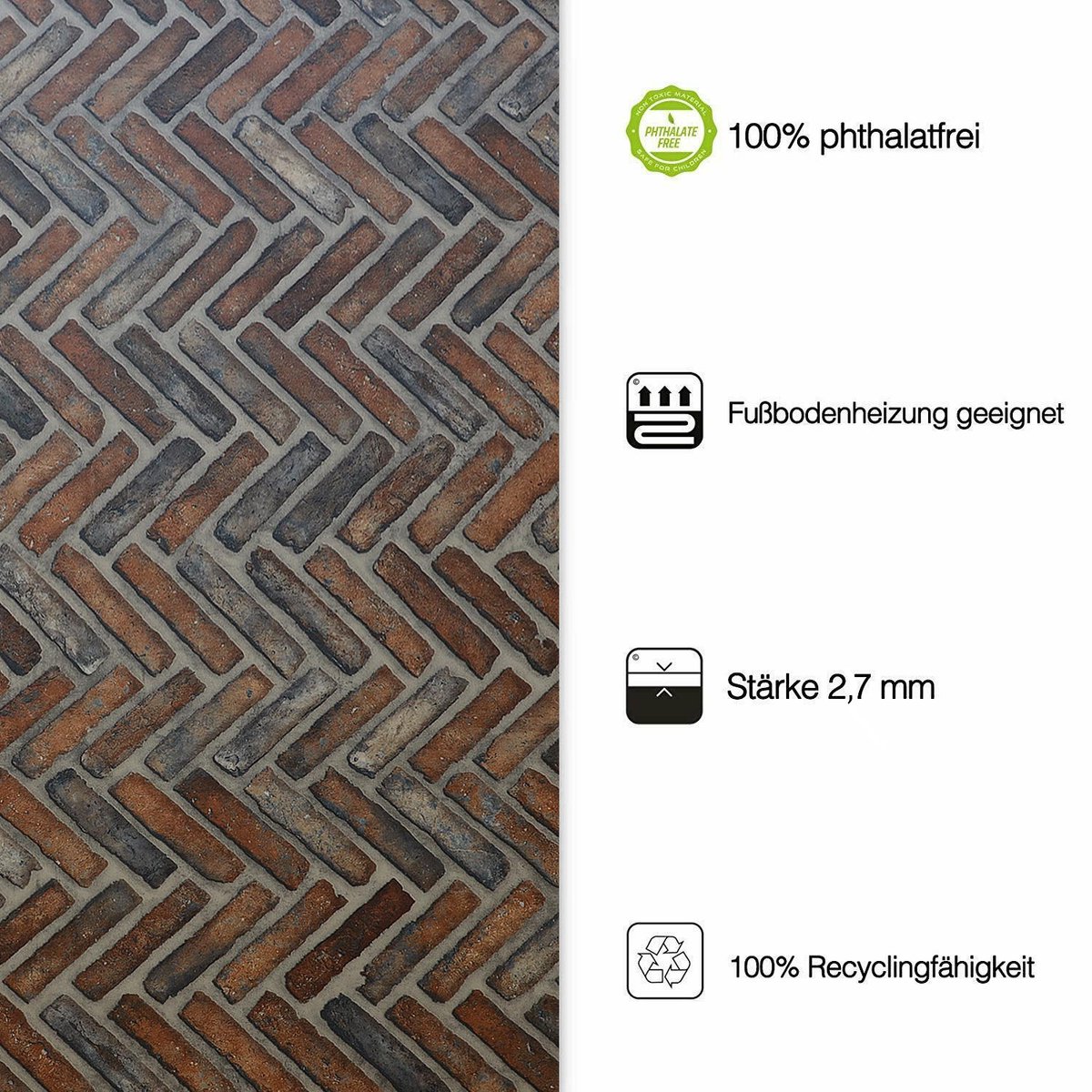 Karat Revêtements de sol - Sols en PVC 3D - Caracterra - 200 x 200 cm ...