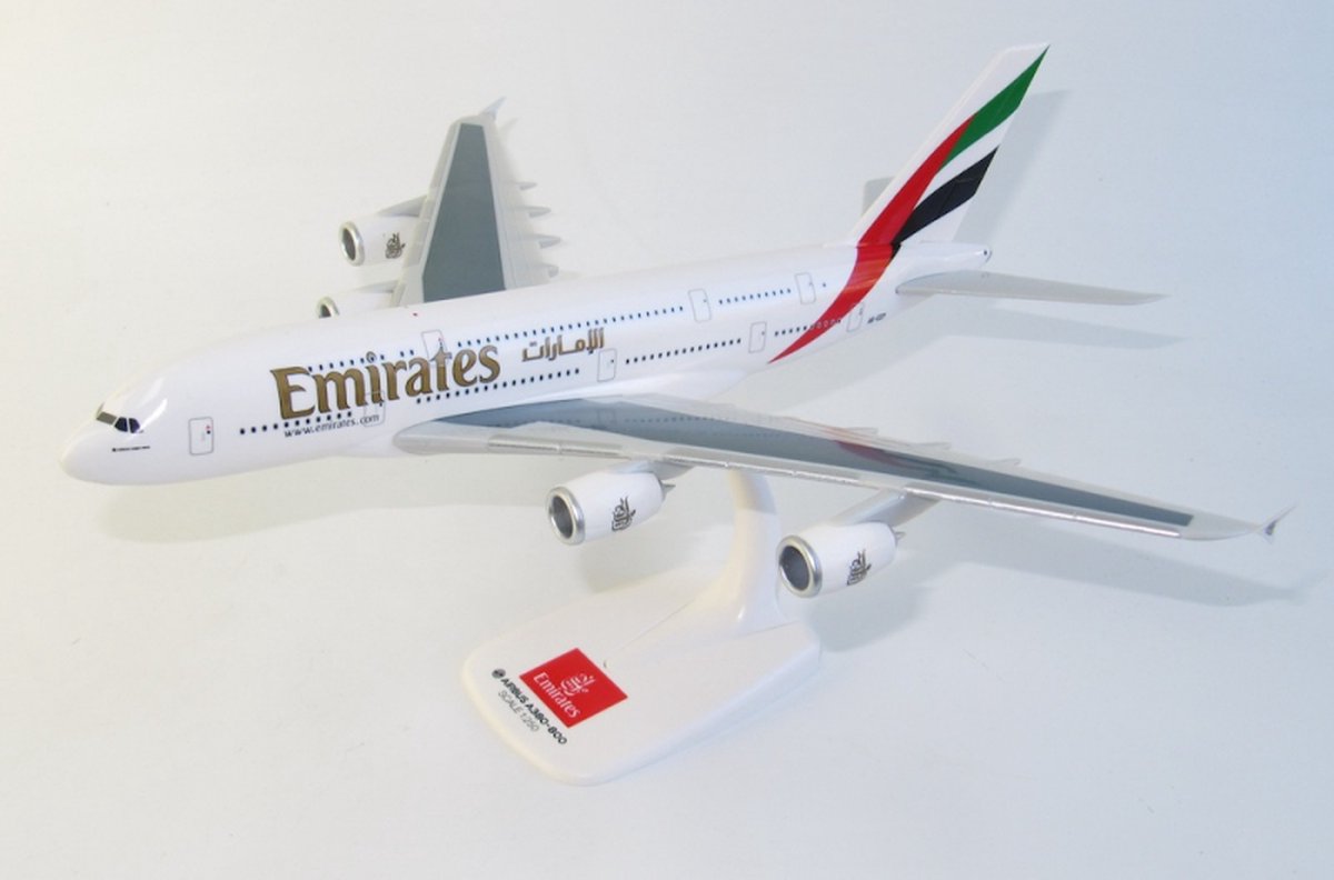 Emirates schaalmodel - Vliegtuig Airbus A380-800 - Schaal 1:250 ...