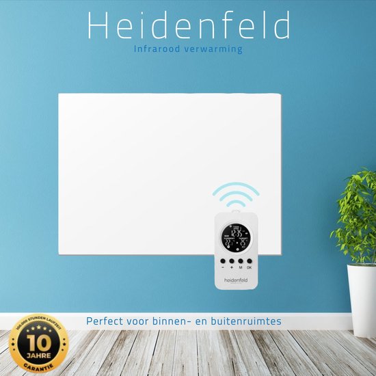 Heidenfeld HF-HP130 infrarood verwarmingspaneel - 1000W elektrische ...