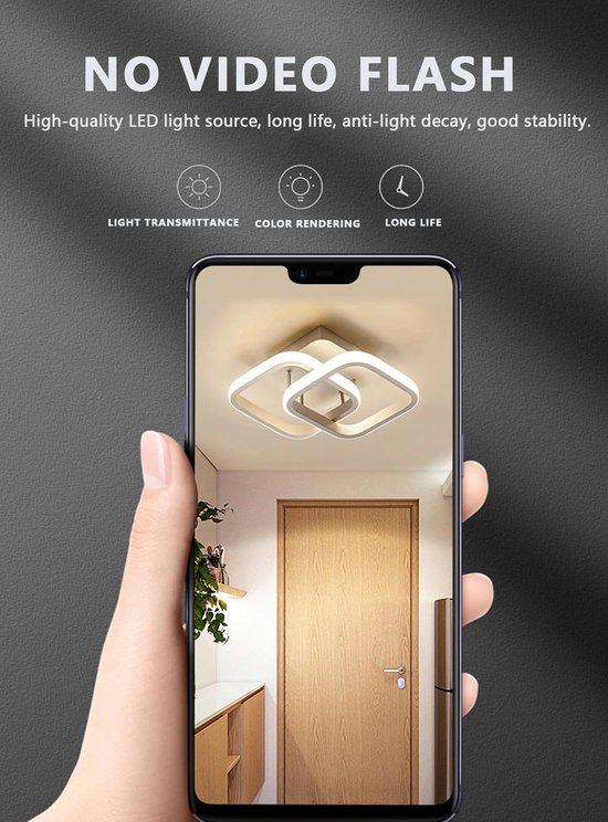 Iralan - Led Plafond Lampen - Wit - Voor Balkon, Gang, Slaapkamer ...