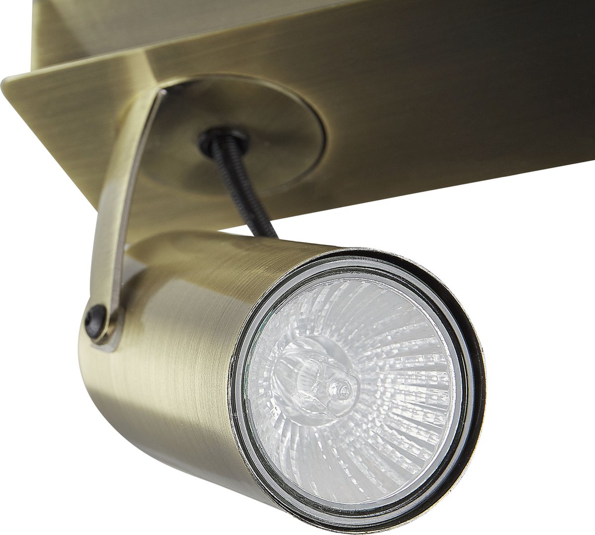 KLIP - Wandlamp 4 spots - Messing - Metaal | bol