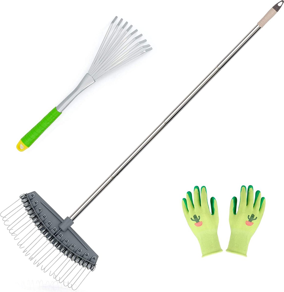 L'ensemble de râteau de Jardin Set comprend un râteau de jardin ...