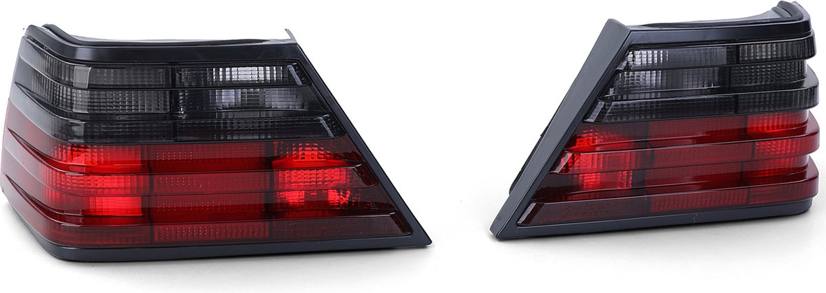 Mercedes W124 Coupe Sedan Cabrio Achterlichten Achterlicht Zwart Smoke ...