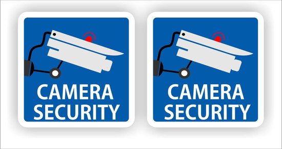 Camera Security stickers set. | bol