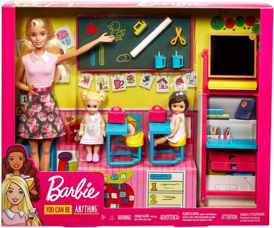 Barbie You Can Be Anything Jufrouw In Klas Met Leerlingen | bol.com
