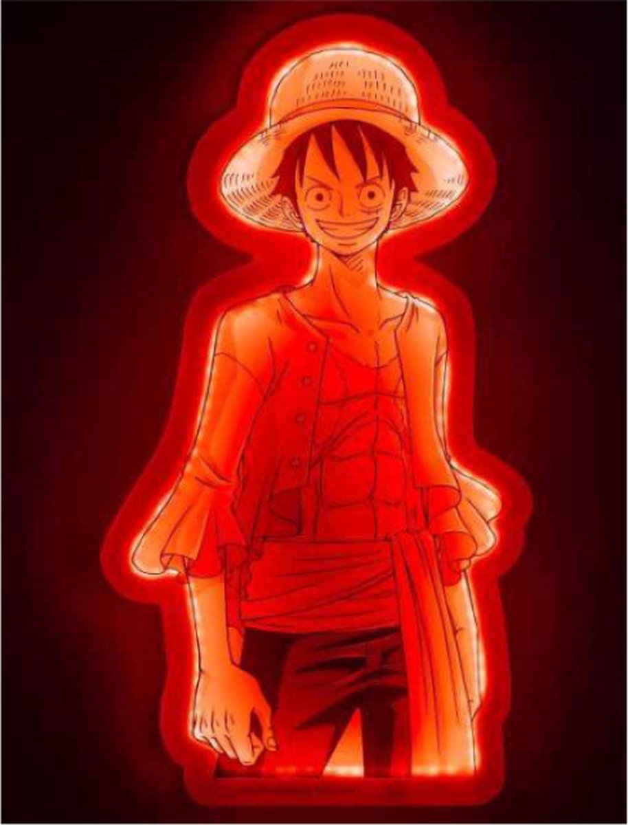 Teknofun Luffy - Wandlamp - Neon Luffy | bol.com