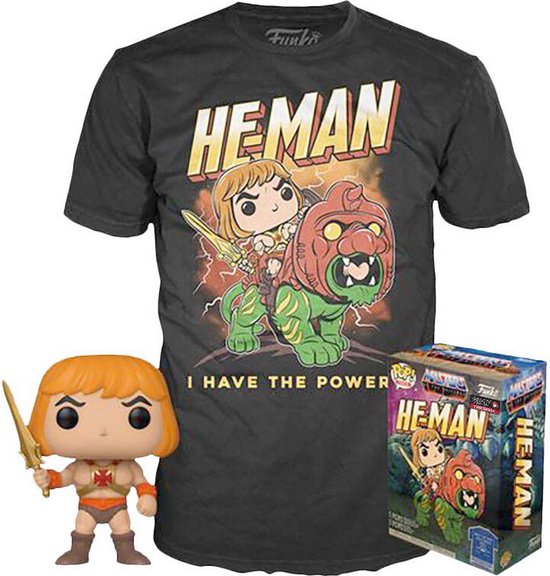 Funko Pop! He-Man Tee with Pop #991 - Masters of the Universe | bol