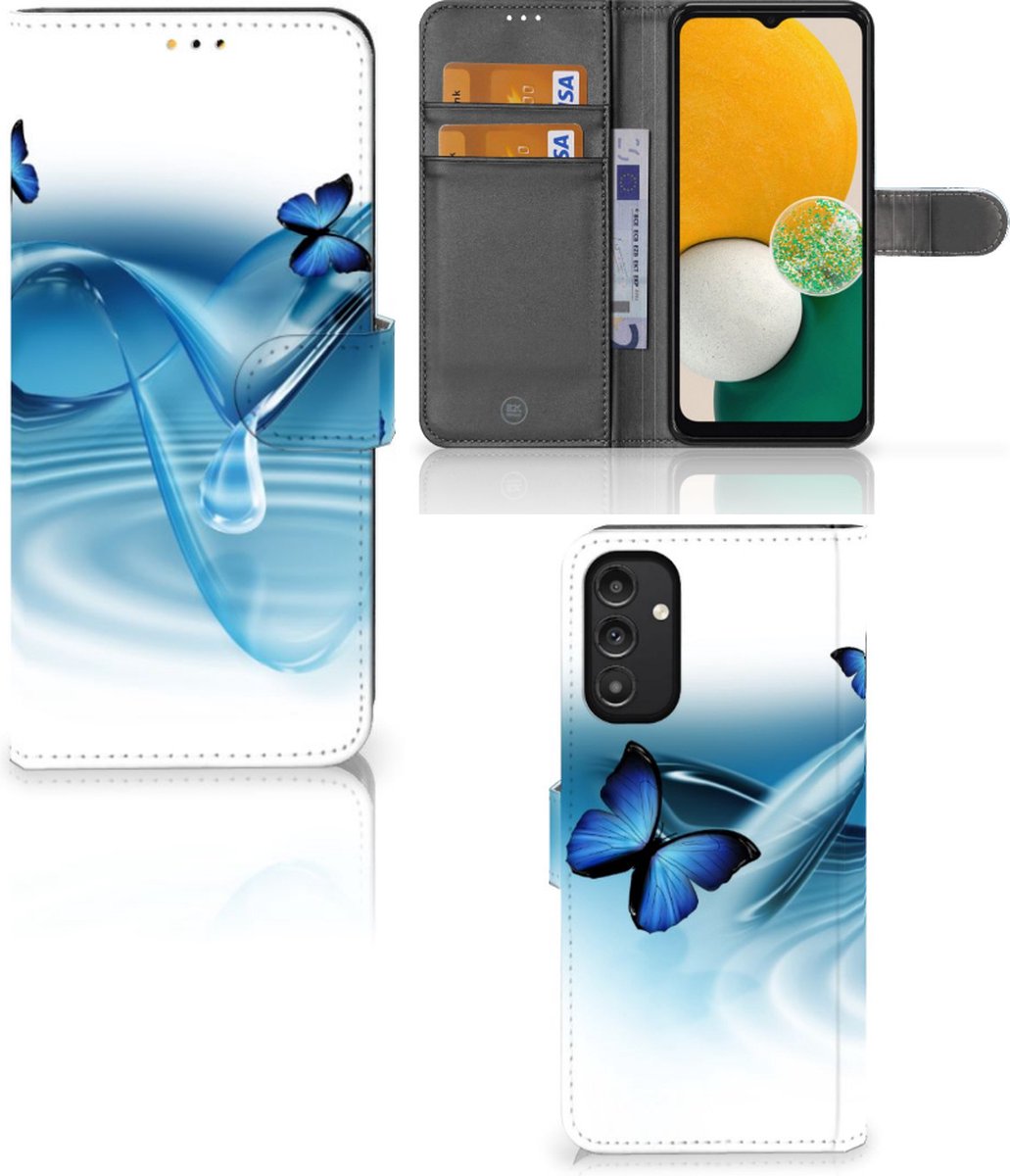 GSM Hoesje Samsung Galaxy A14 5G Telefoonhoesje Portemonnee Vlinders ...