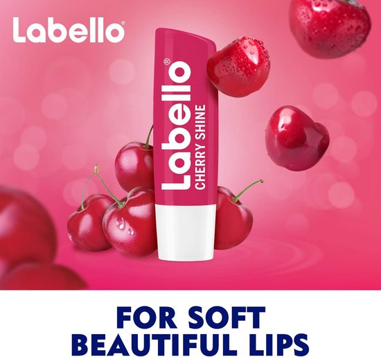 Labello Lippenbalsem Cherry Shine - 5.5 ml - Lipbalsem - Lipbalm ...
