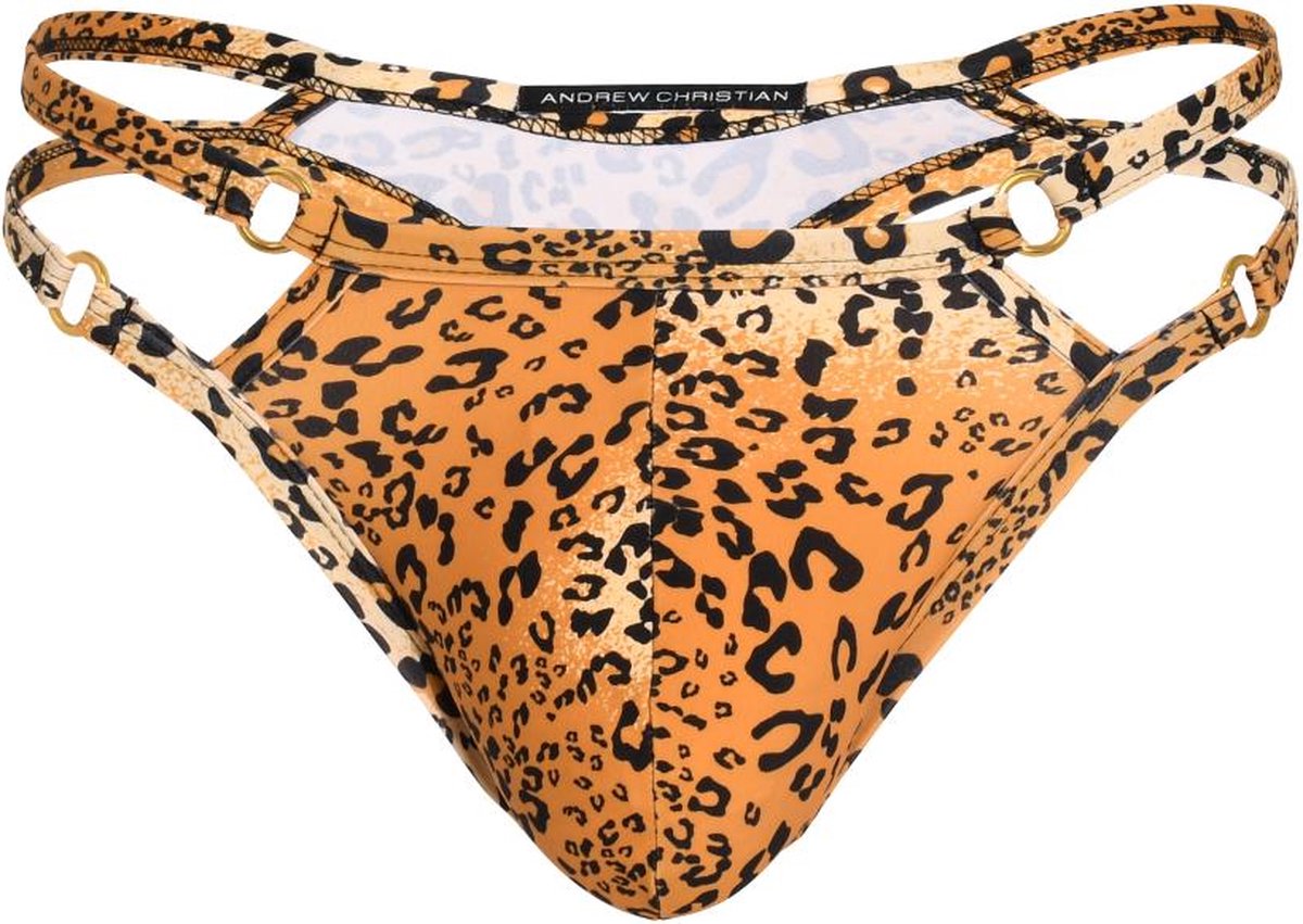 Andrew Christian UNLEASHED Leopard Zwemstring - Maat XS - Heren ...