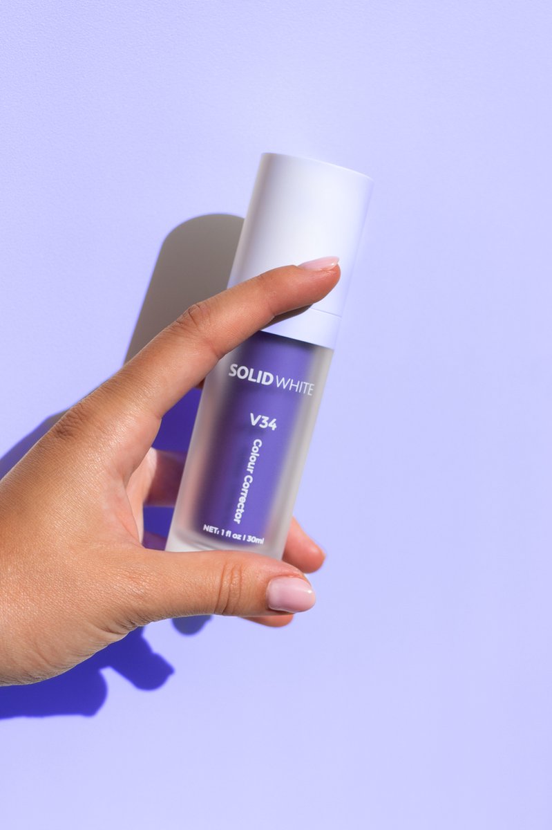 SolidWhite - Colour Corrector Serum - Paarse Tandpasta | bol