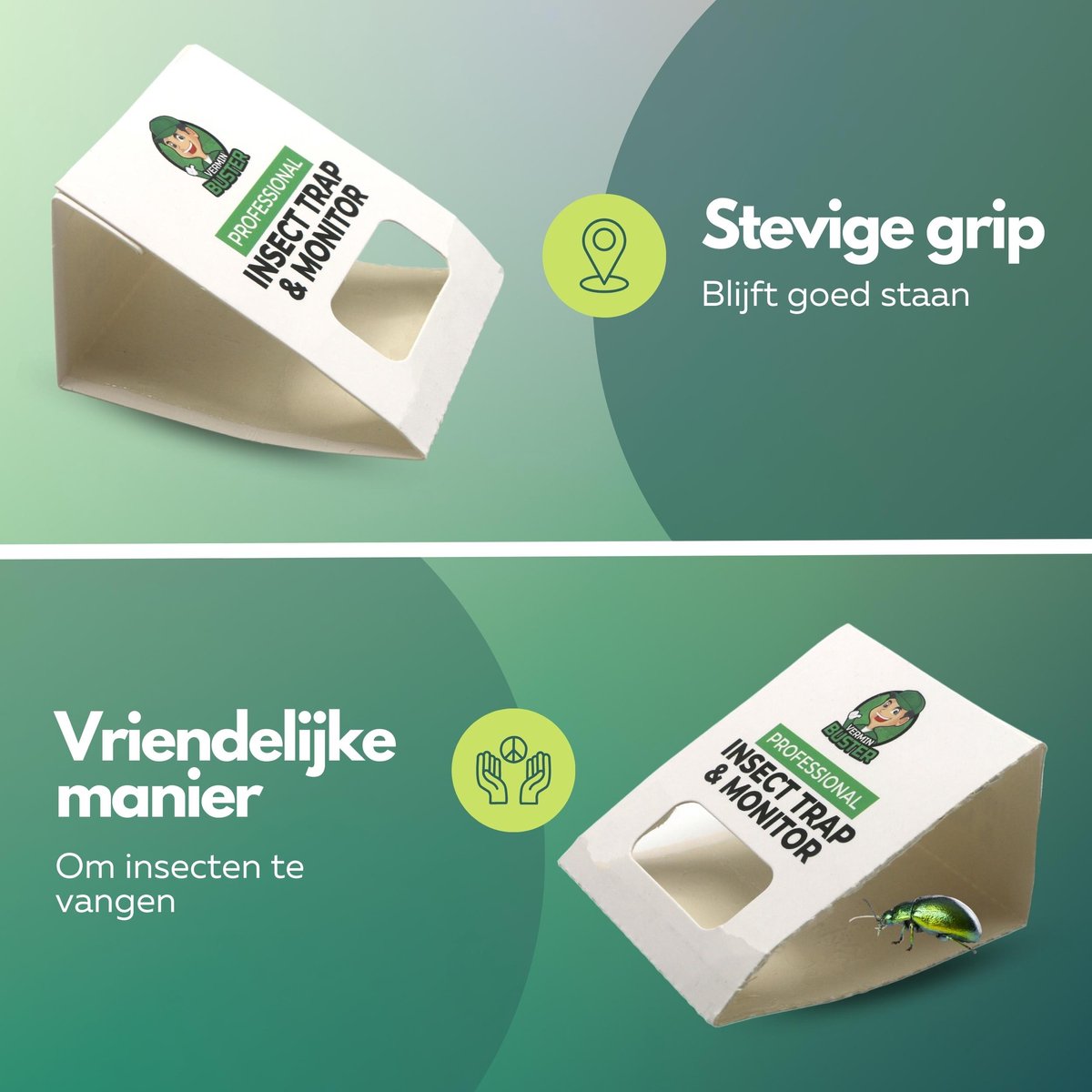 VerminBuster Zilvervisjesvallen 12 stuks - Zilvervisjes - Insectenval ...