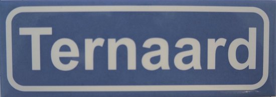 Koelkast magneet plaatsnaambord Ternaard. | bol