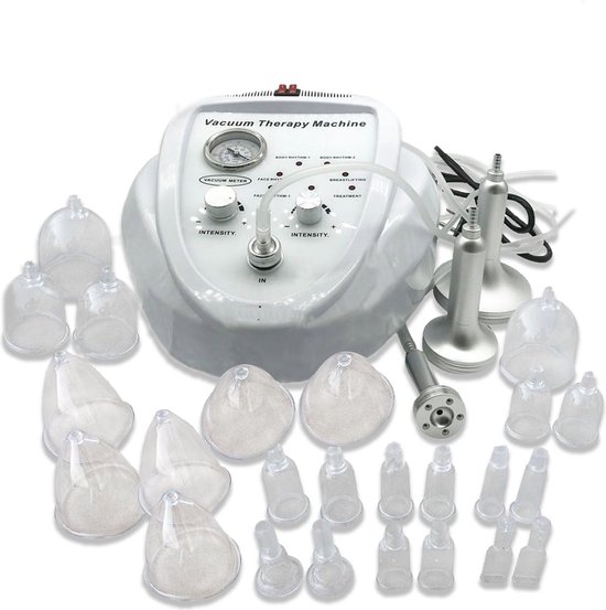 Vacuum machine - Vacuum massage cups - Cupping set - Borstvergroting ...