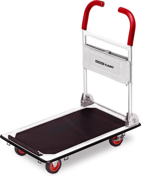 Magnacart Platformwagen - Max. 300KG - Staal - Opvouwbare Plateauwagen ...