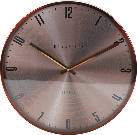 Decostar Klok Jewel brons/rood Ø53CM | bol.com