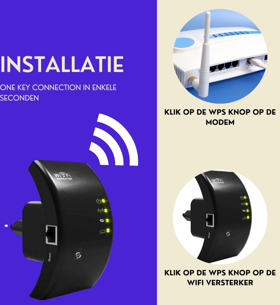 - Wifi Versterker - Wifi Extender - Wifi Signaalversterker - Wifi ...