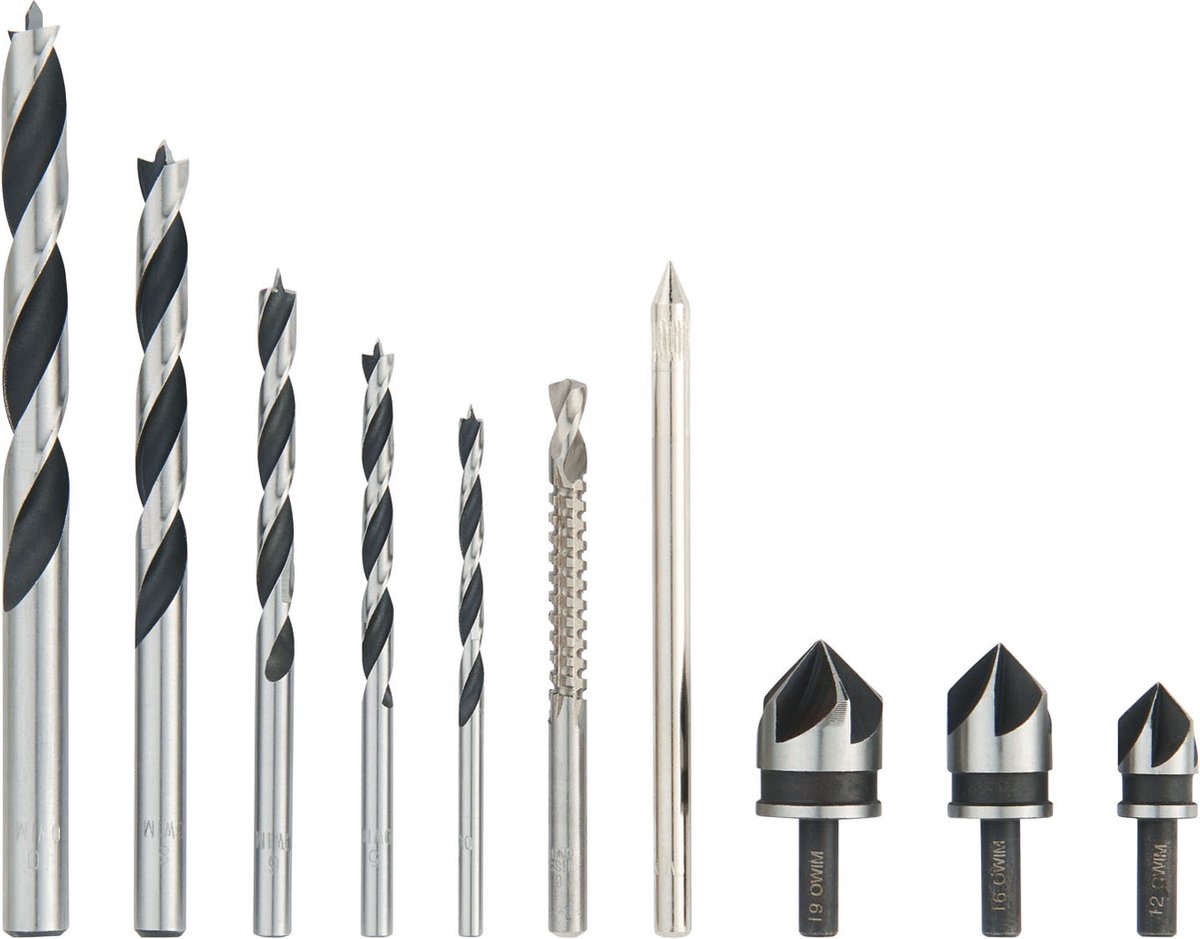 Parkside Houtboor- en Zinkboorset 10 delig | bol.com
