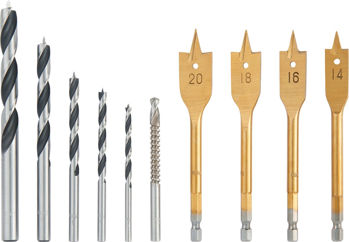 Parkside Houtboor set 10 delig | bol