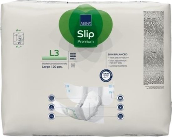 ABENA Incontinentie Slip Premium L3 - Eendelig Verband ter Bescherming ...