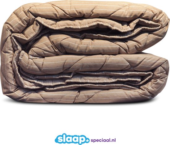 Eazy Dekbed - Taupe 140x200 cm - All Year Dekbed - Bedrukt Dekbed - 100 ...