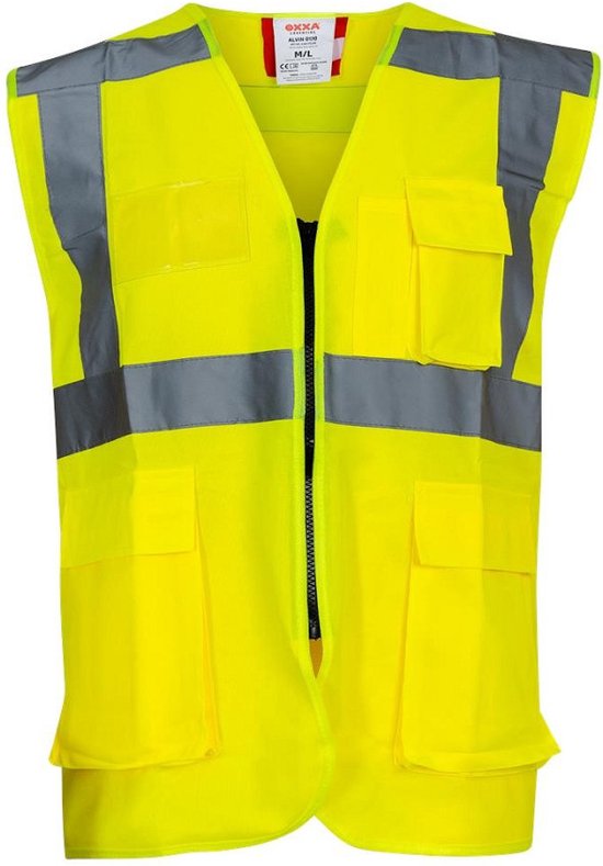 OXXA Alvin 0170 RWS verkeersvest met rits, geel XL/XXL | bol