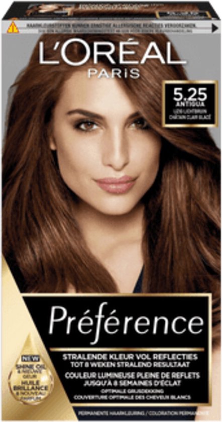 L'Oreal Paris Preference Classic 5.25 Antigua - IJzig Lichtbruin ...