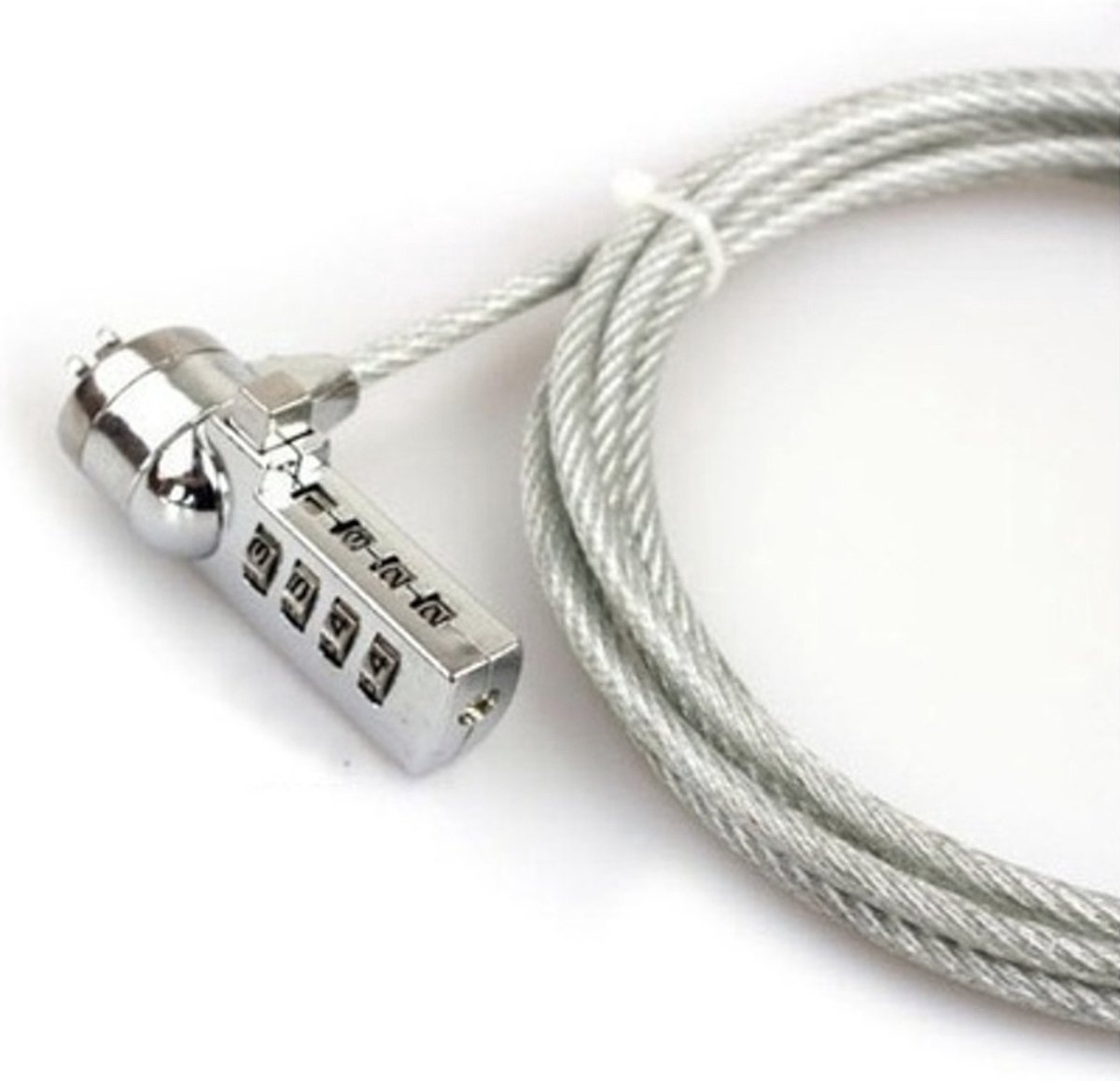 Beveiligingskabel laptop met cijferslot - Laptop cijferslot 120cm | bol.com